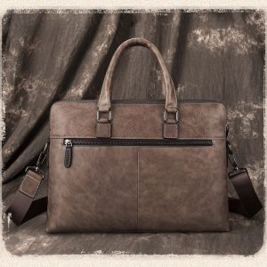 Cặp da thật nam công sở G651 - GENTO Leather