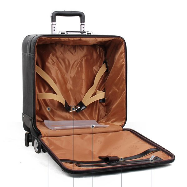 Vali doanh nhân da bò Saffiano D517 chế tác thủ công tinh xảo