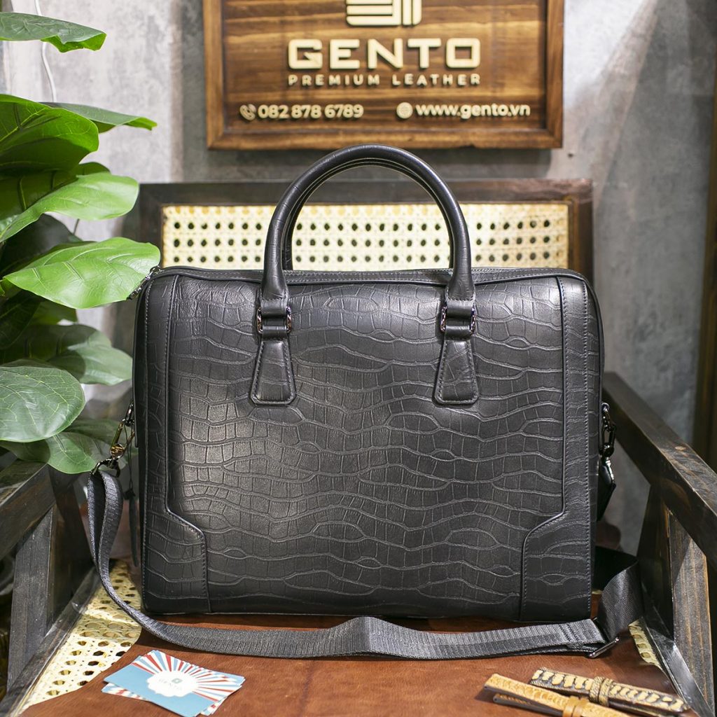 Cặp da bò vân cá sấu Gento G657 - GENTO Leather