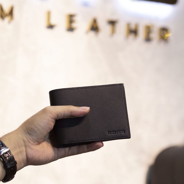 Ví nam thủ công da bò Epsom cao cấp V7027 - GENTO Leather