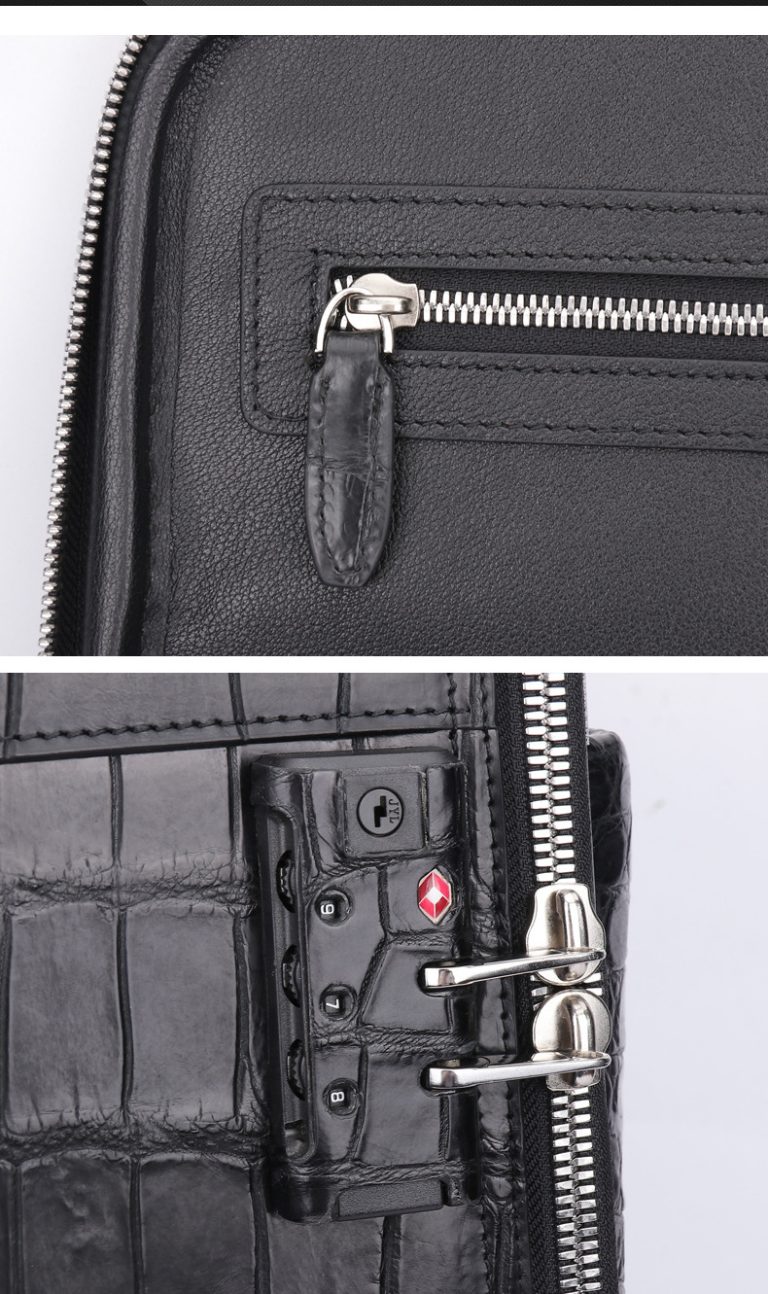 Vali da cá sấu hàng hiệu cao cấp Gento D519 chế tác thủ công tỉ mỉ