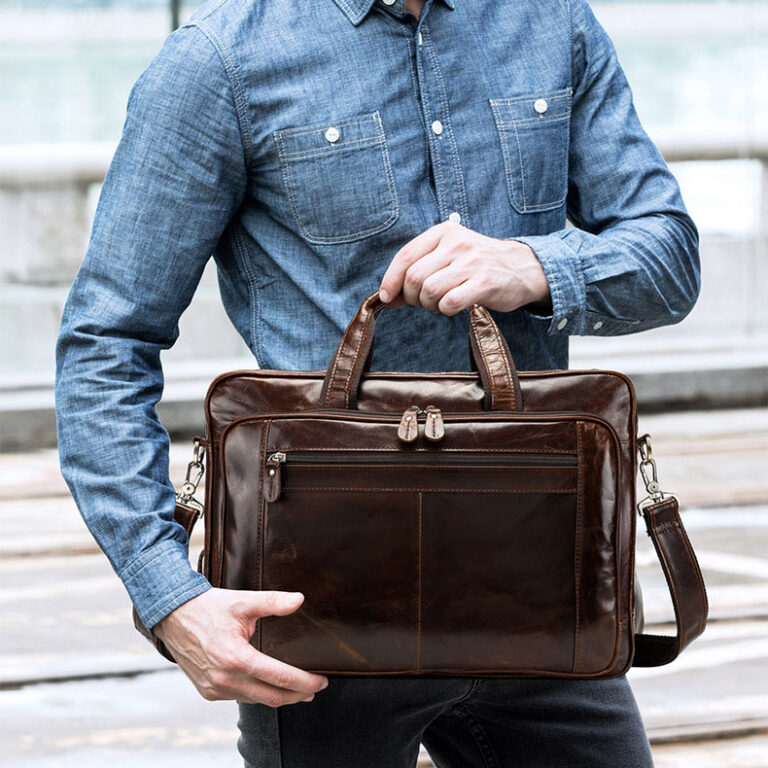 Cặp nam da thật form lớn Gento G690 - GENTO Leather