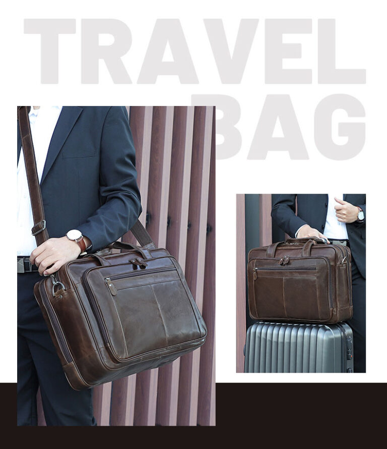 Cặp nam da thật form lớn Gento G690 - GENTO Leather