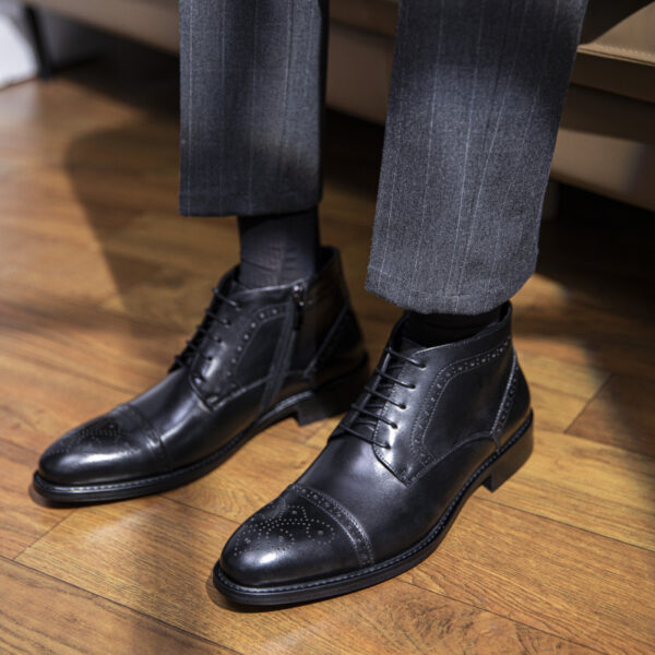 Giày boot nam hàng hiệu thủ công Gento GD923 - GENTO Leather