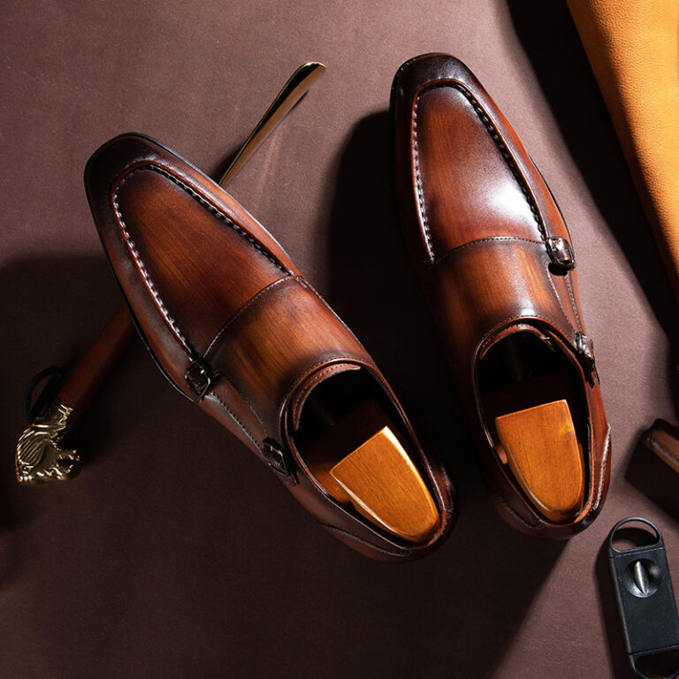 Giày da nam derby handmade Gento GD926 - GENTO Leather