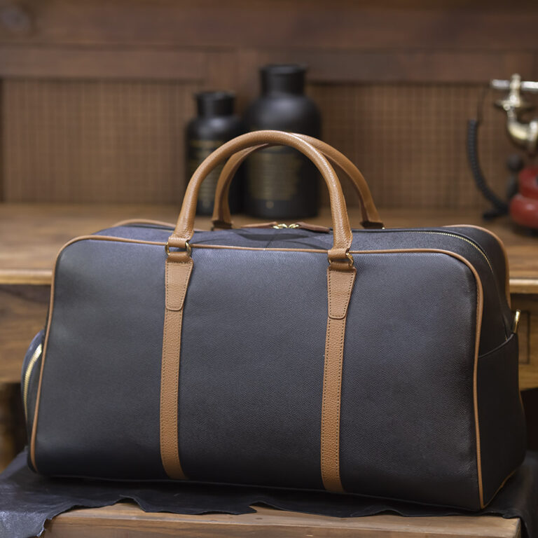 Túi xách du lịch, túi trống bằng da thật sang trọng, đẳng cấp, bền bỉ