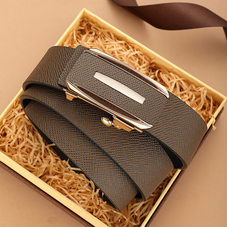 Dây lưng da bò cao cấp D4055 - GENTO Leather