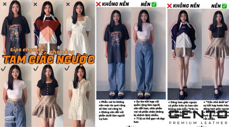 Dáng tam giác ngược là gì? Cách phối đồ tôn dáng tam giác ngược - GENTO ...