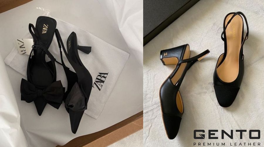 Giày Slingback là gì? Cách phối đồ với giày Slingback đẹp - GENTO Leather