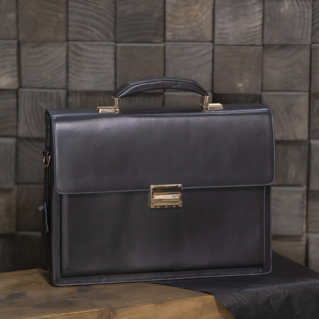 Cặp xách da khoá Số Gento G824 - GENTO Leather